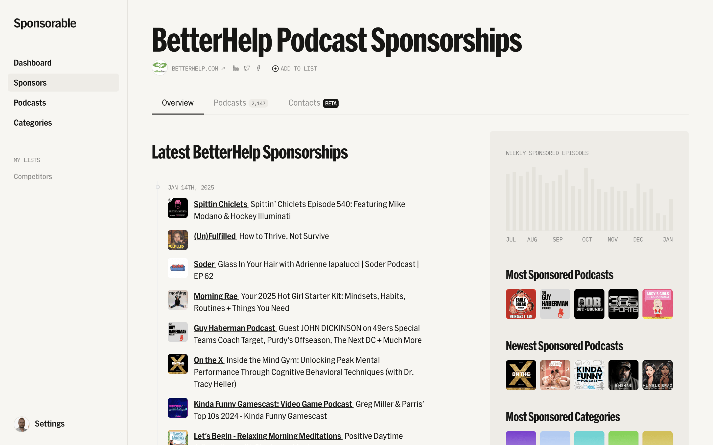 The Joe Rogan Experience Sponsors